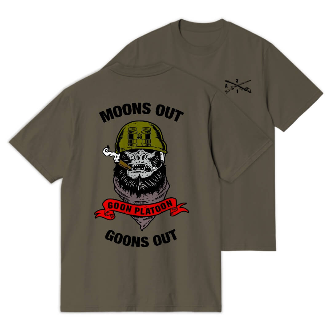 Moons Out Goons Out T-Shirt - Patriot Shield Gear